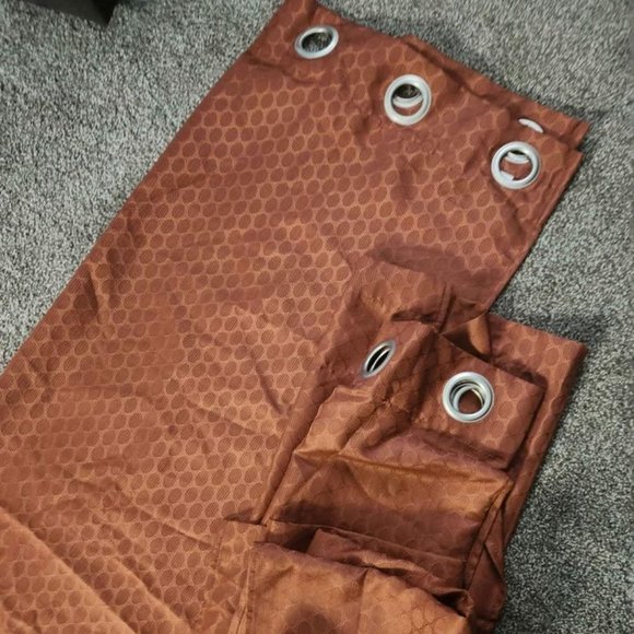 Accents | Copperrust Colored Curtains 4 Pannels | Poshmark
